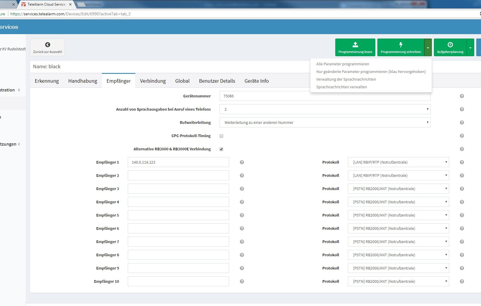 Cloud Services - TeleAlarm